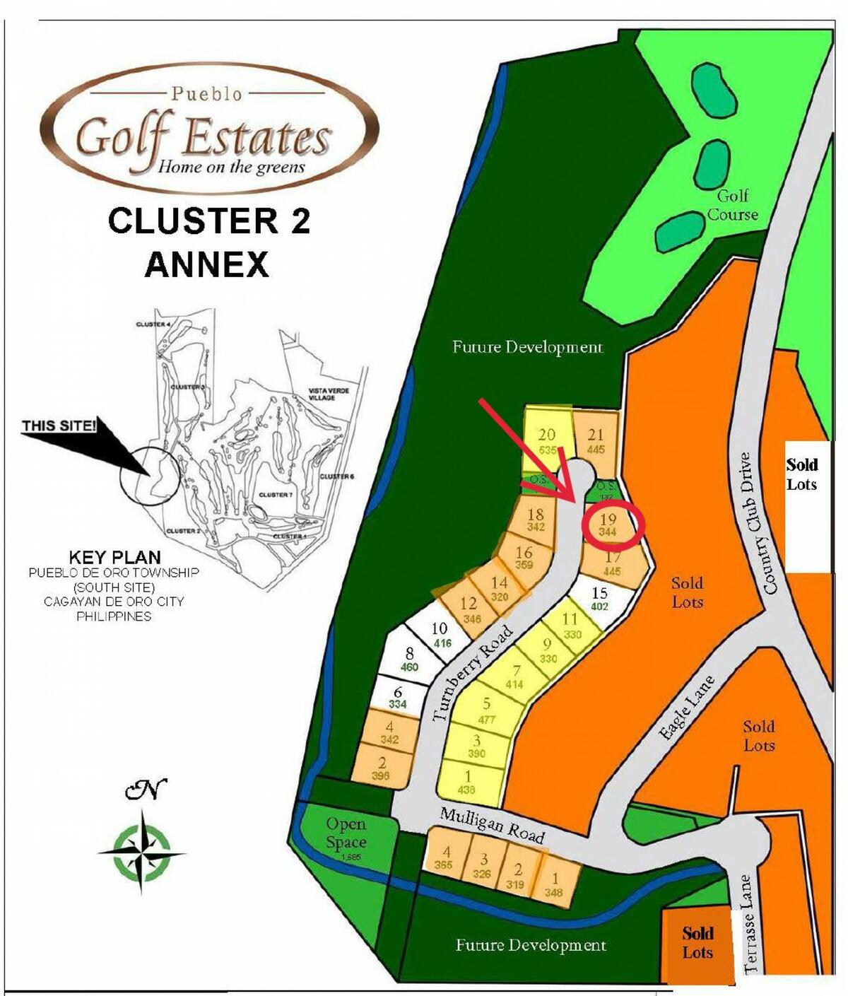 Pueblo Golf Estates 344 sqm Lot for Sale